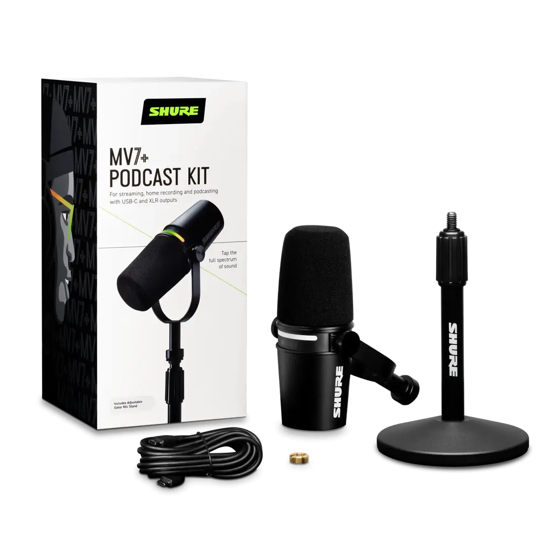 SHURE MV7+ PODCAST KIT