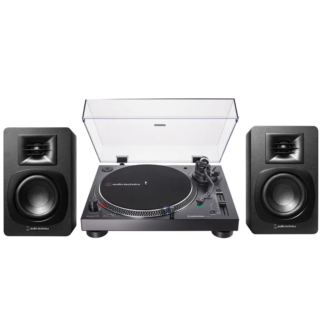 Audio-Technica AT-LP120XUSB + SP-3X Aktif Hoparlör Pikap Seti