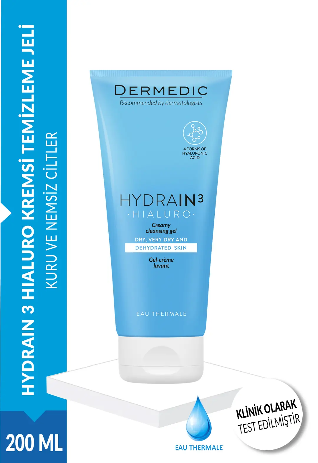 HYDRAIN 3 HIALURO KREMSİ TEMİZLEME JELİ 200ML