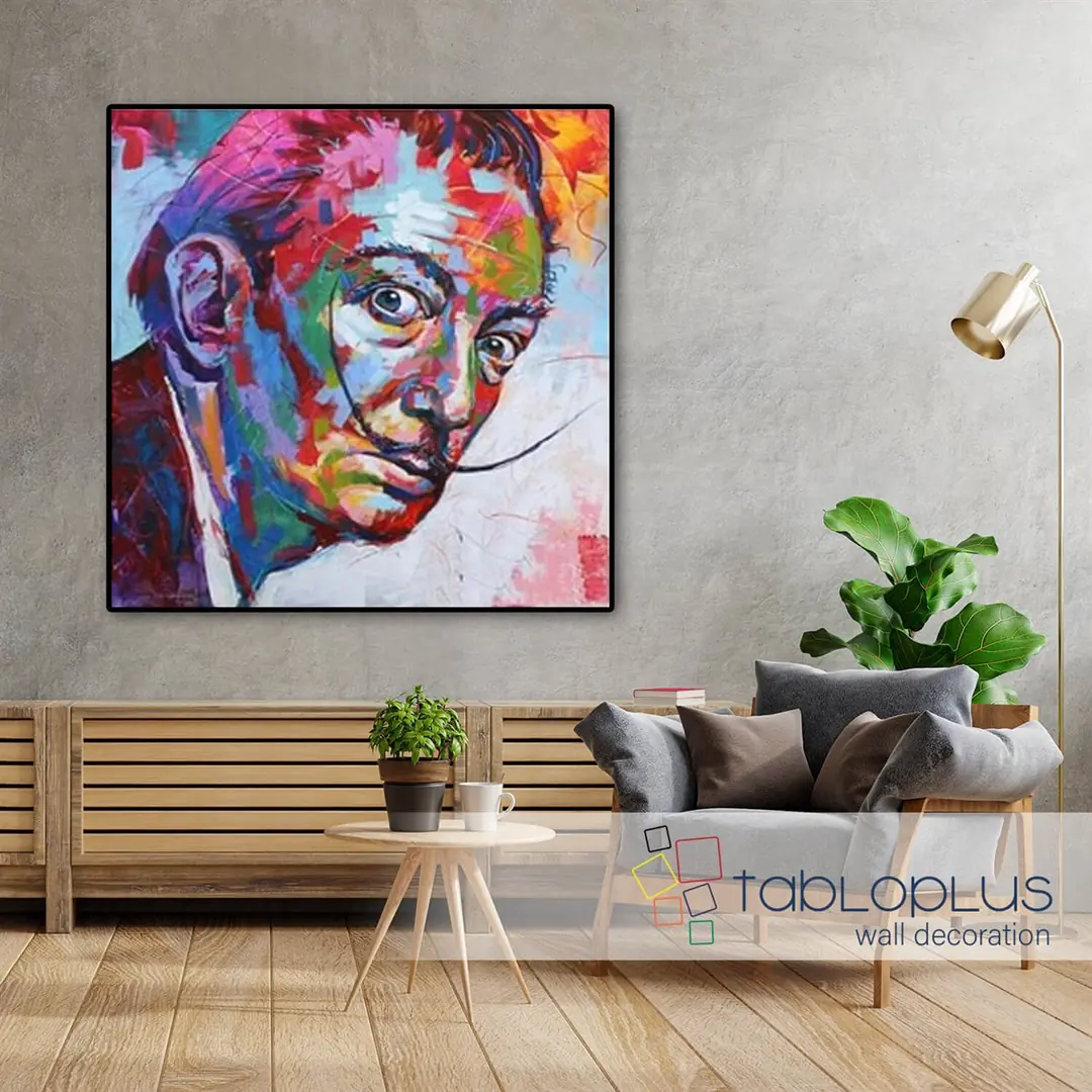 Salvador Dali Soyut Yağlı Boya Tablo - Tablo Plus