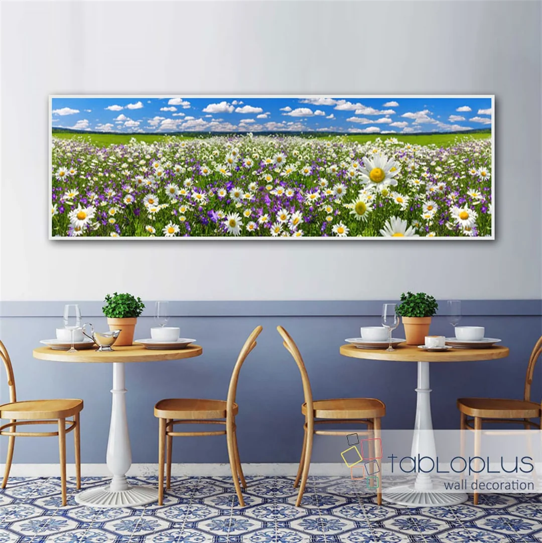 Papatya Tarlası Kanvas Tablo - Tablo Plus