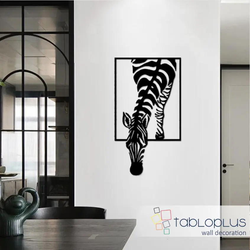 Zebra Metal Tablo - Tabloplus.com