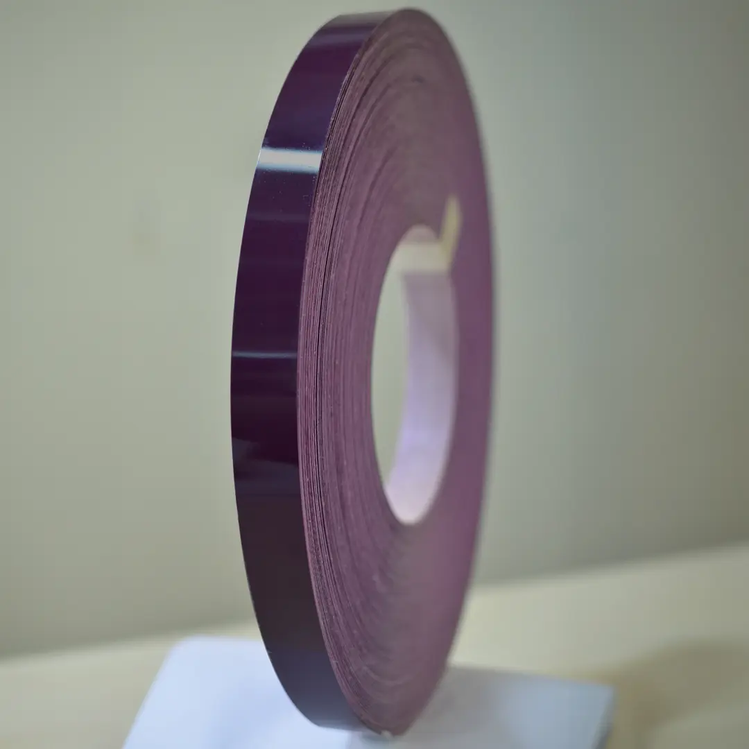 Adhesive PVC Edge Banding, Straight 22X 0.40mm, High Gloss A1, Plum (50 ...