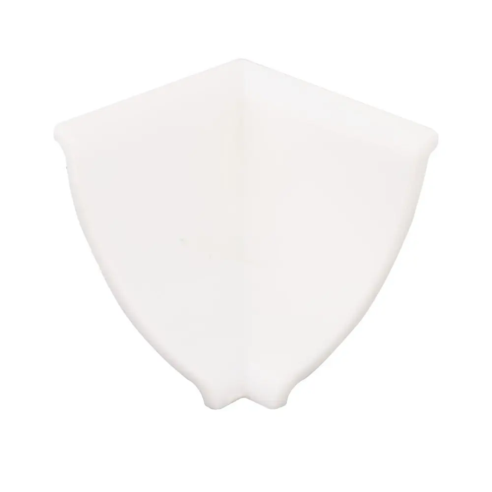 Baseboard PVC Profile Connection Element Internal Corner Flat White