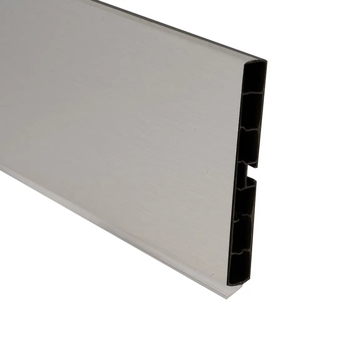 PVC Base Profile 100mm Aluminum Coating 1 Length 3 Meters