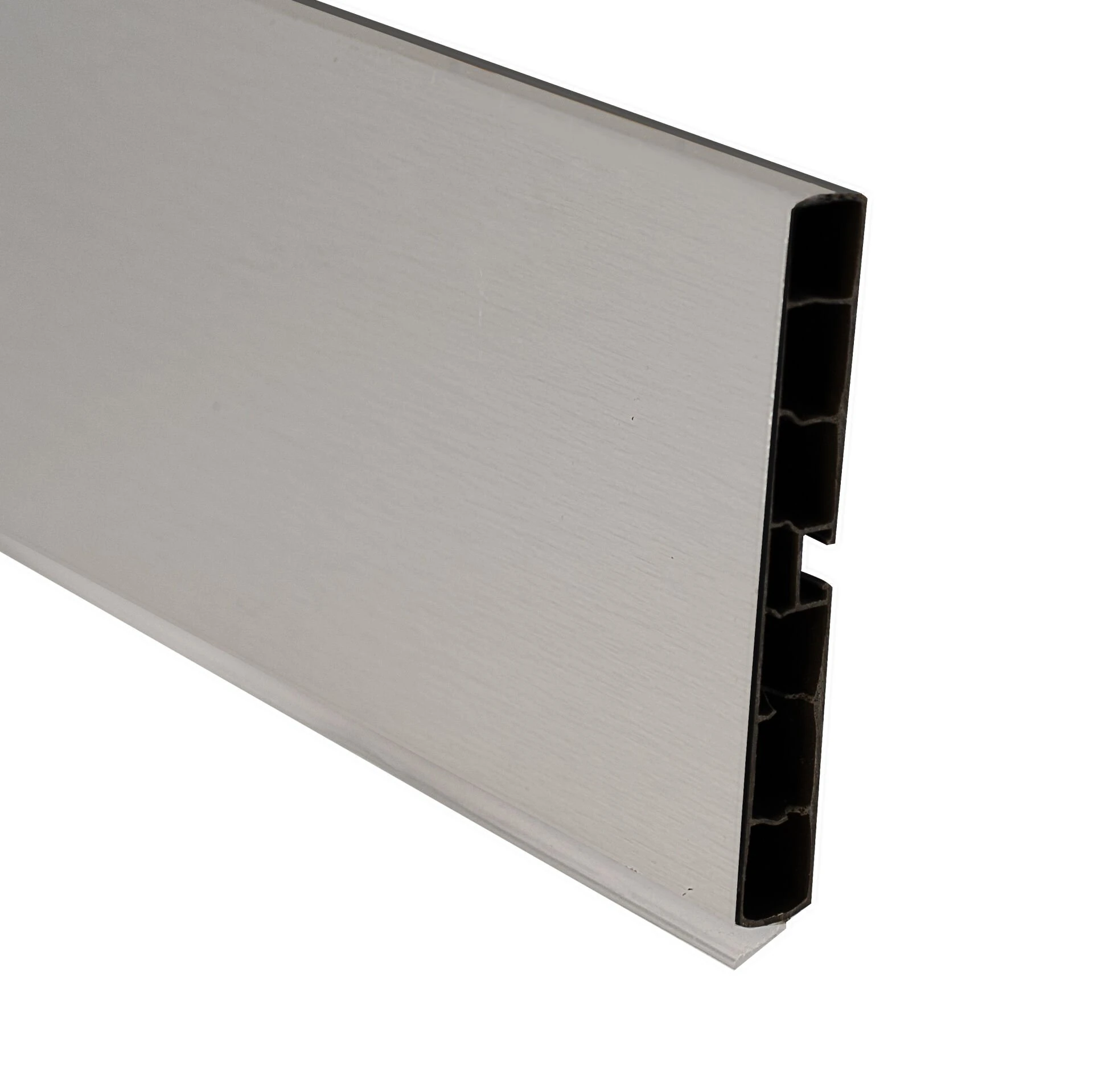 PVC Base Profile 100mm Aluminum Coating 1 Length 3 Meters