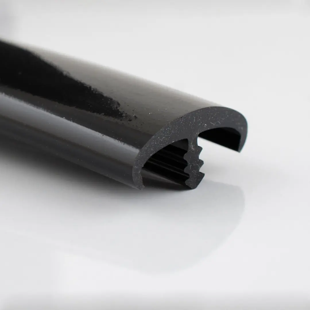 Soft Pvc Edge Covering T Double Nail 18mm Plain Black