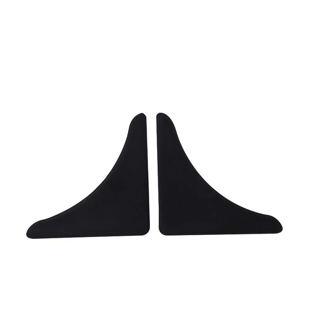 Baseboard PVC Fitting Internal Concave Right Left Cover Plain Black