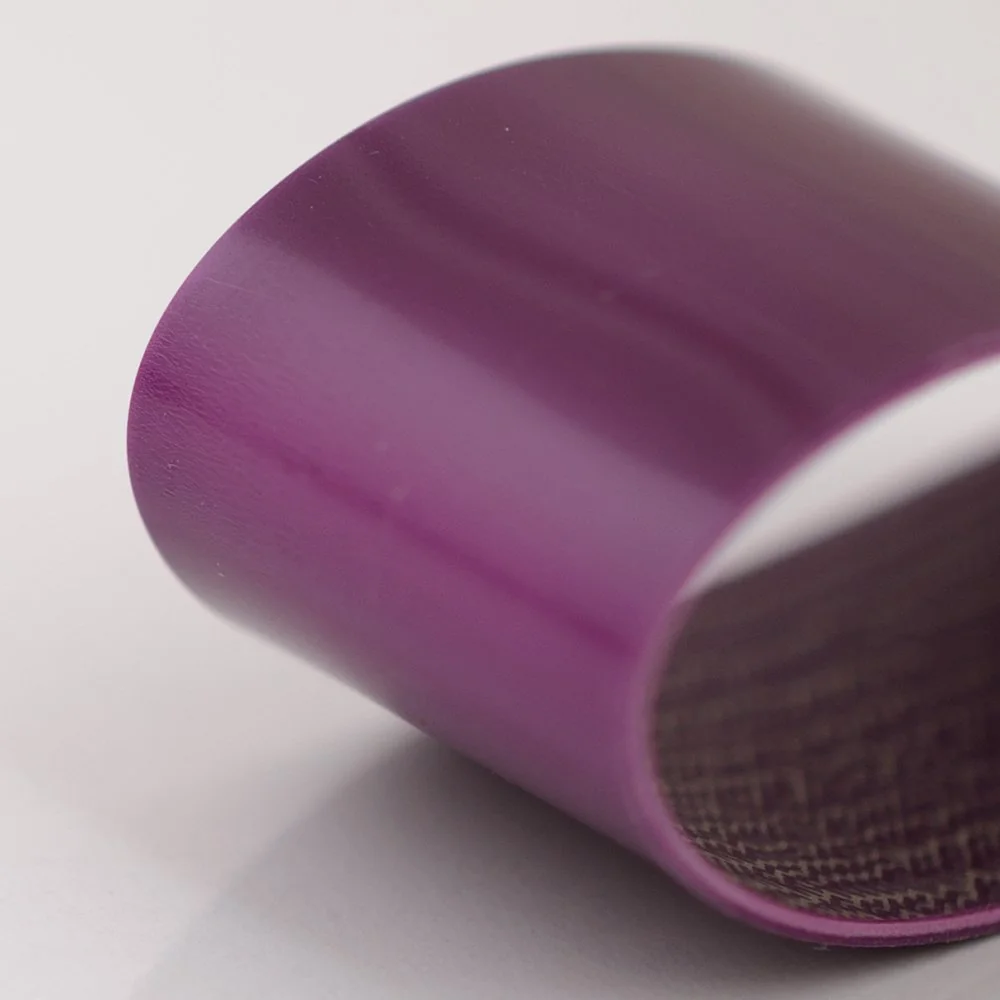 Pvc Kenar Bandı Düz 22X0,80mm High Gloss Işık H50 Mürdüm