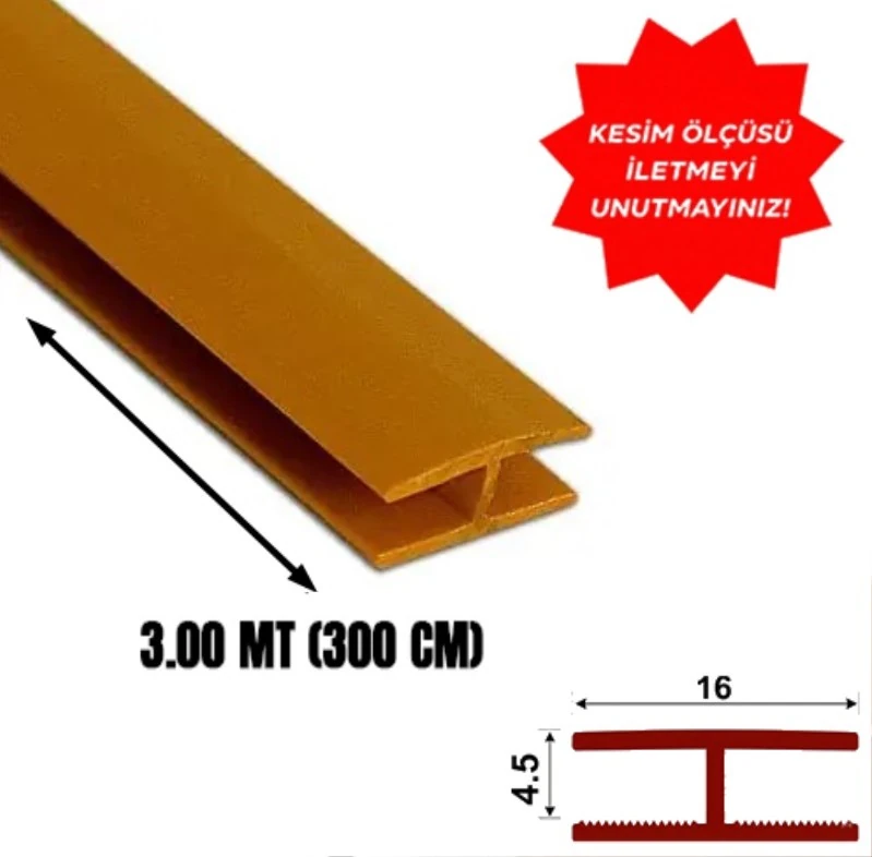 Hard PVC Joint Profile H4mm Plain Pear