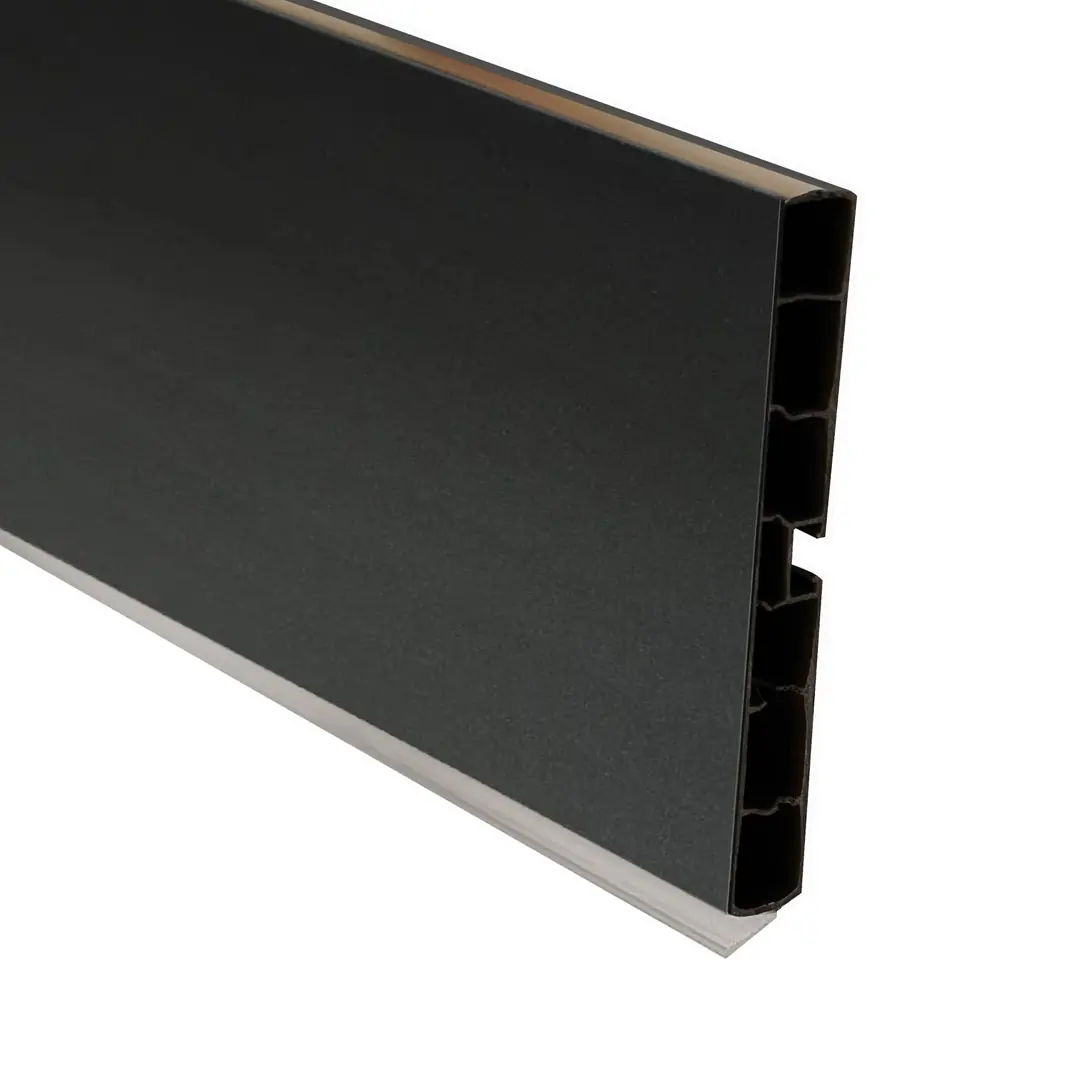 Plinth Pvc Profile 120mm Coated Black