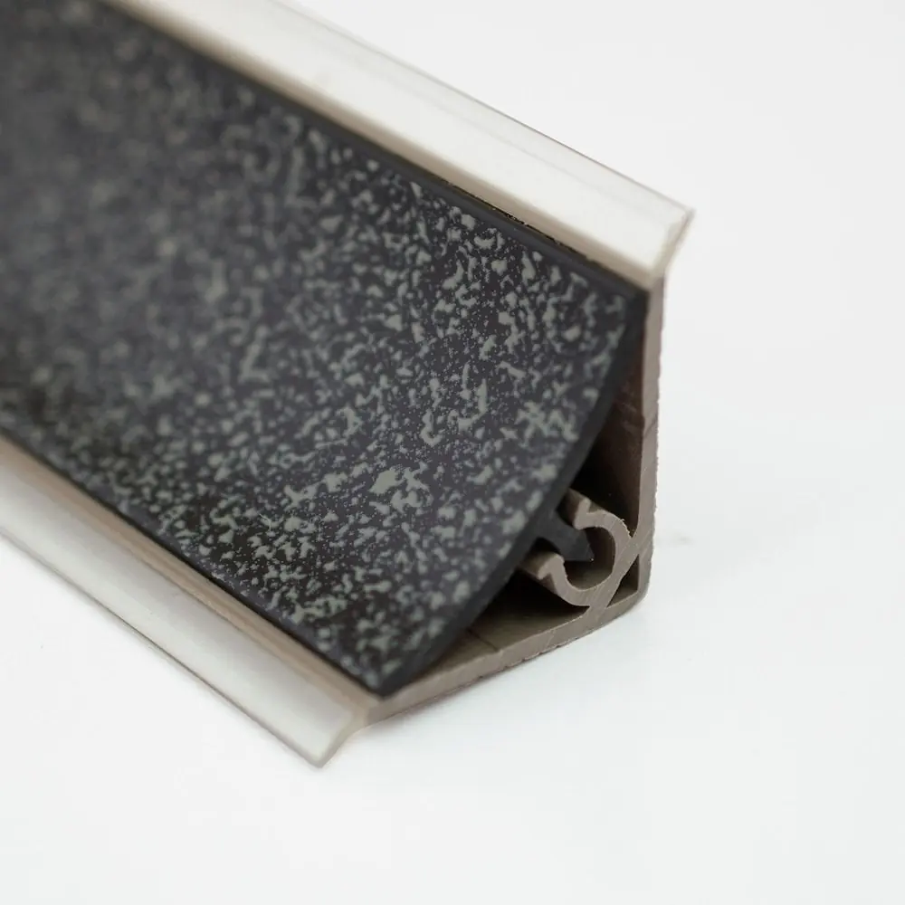 The PVC Baseboard Profile Inner Concave Transfer Black Marble