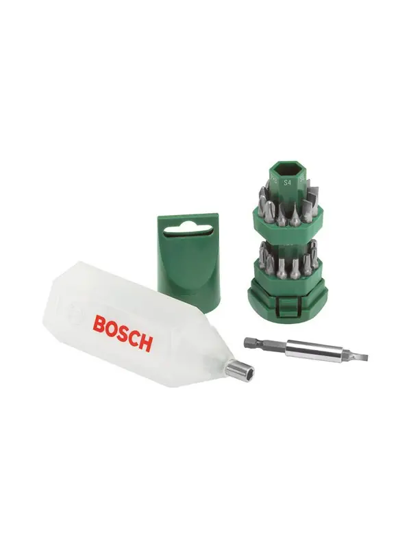 Bosch 25 Parça Vidalama Bist Uç Seti Tornavida Fonksiyonlu Kutu 2607019503