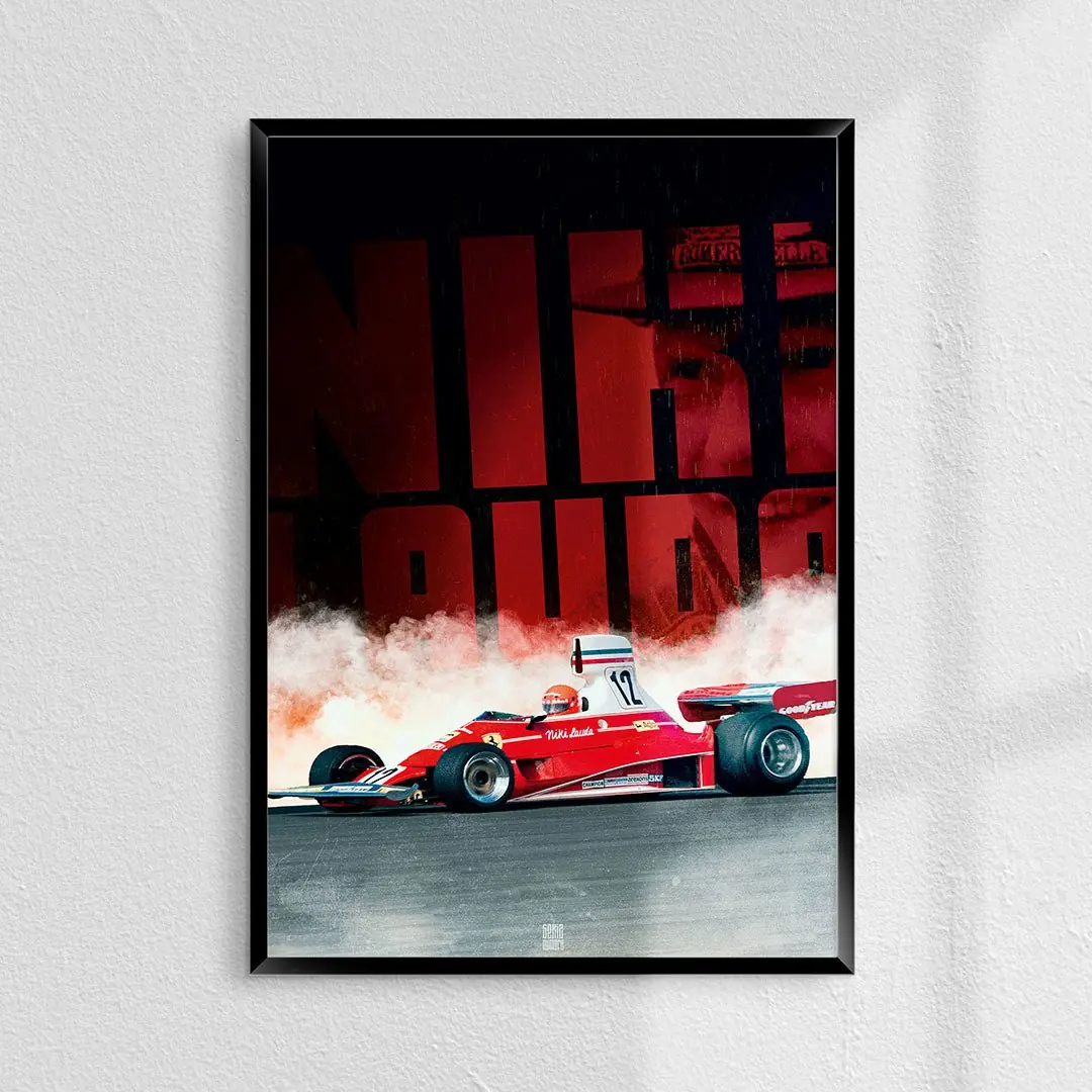 Niki Lauda Poster - Sekiz8Numara