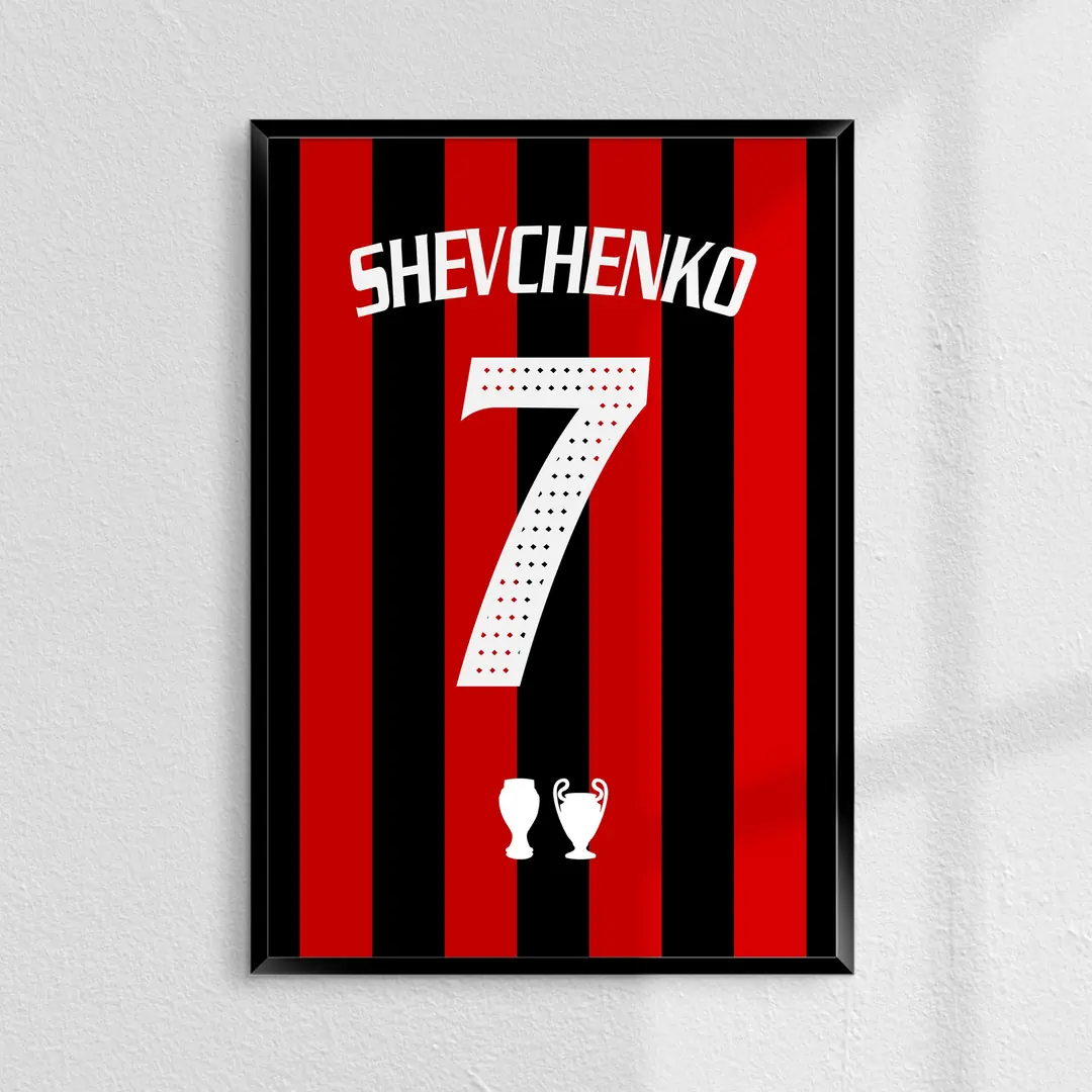 Andriy Shevchenko Poster - SekizNumara