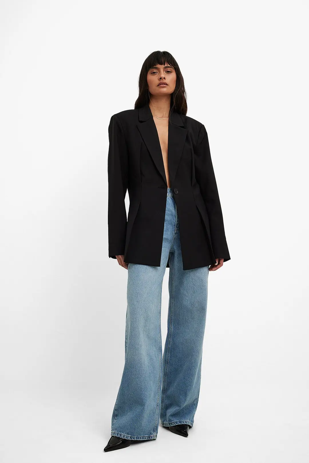 NAKD Yüksek Bel Wide Leg Jean | 2.400₺ yerine 1.250₺ | %75’e varan ...