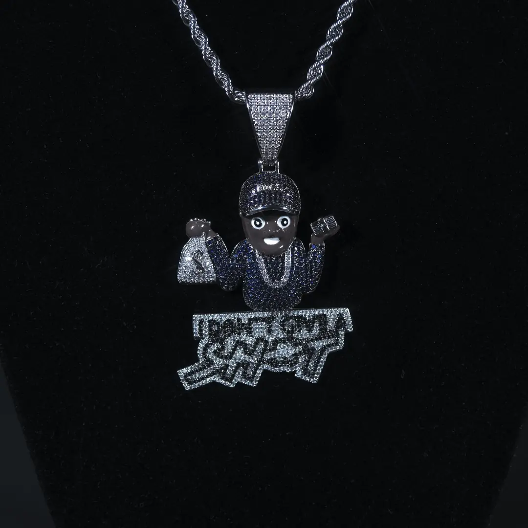 Iced Out IDGAS Pendant