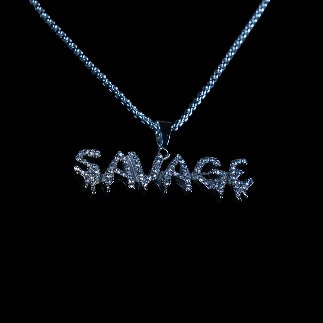 Iced Out Savage Pendant