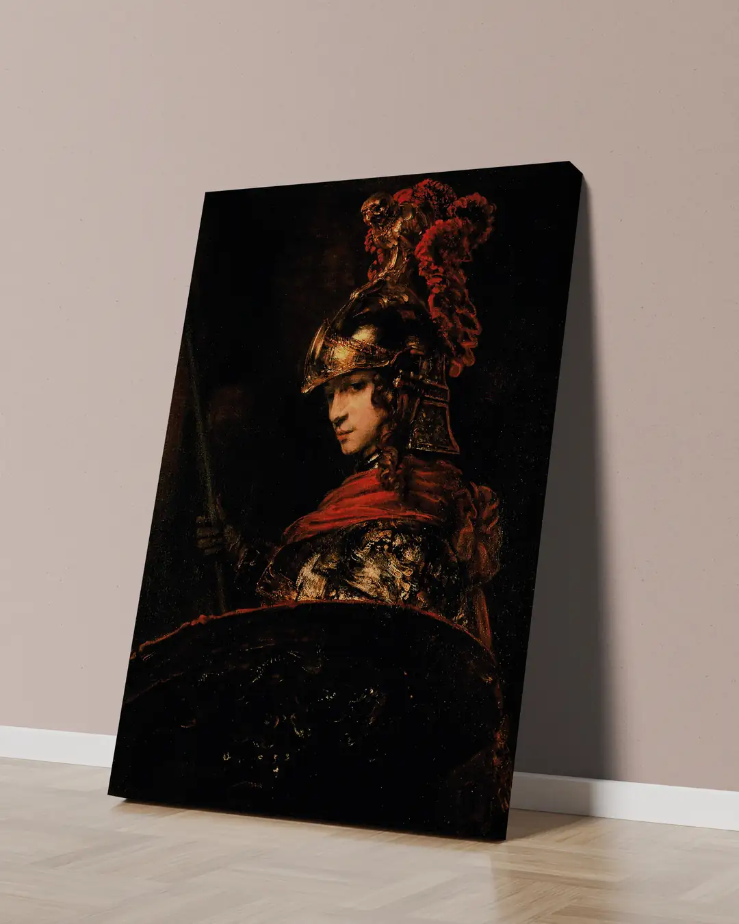 Pallas Athena Kanvas Tablo (Pallas Athene) - Rembrandt van Rijn