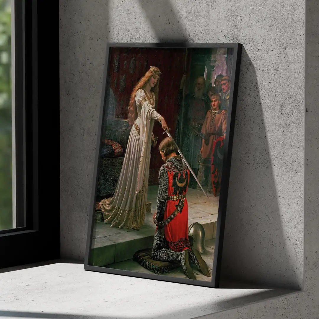 "The Accolade" (Edmund Blair Leighton) Poster