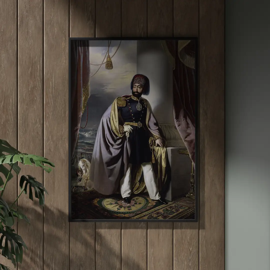 Henri-Guillaume Schlesinger - Sultan II. Mahmud Poster