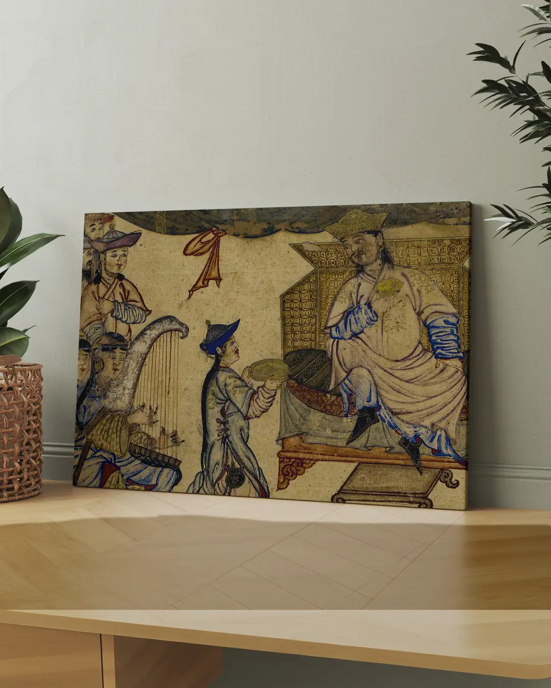 Sultan Ahmed Sencer Minyatür Kanvas Tablo