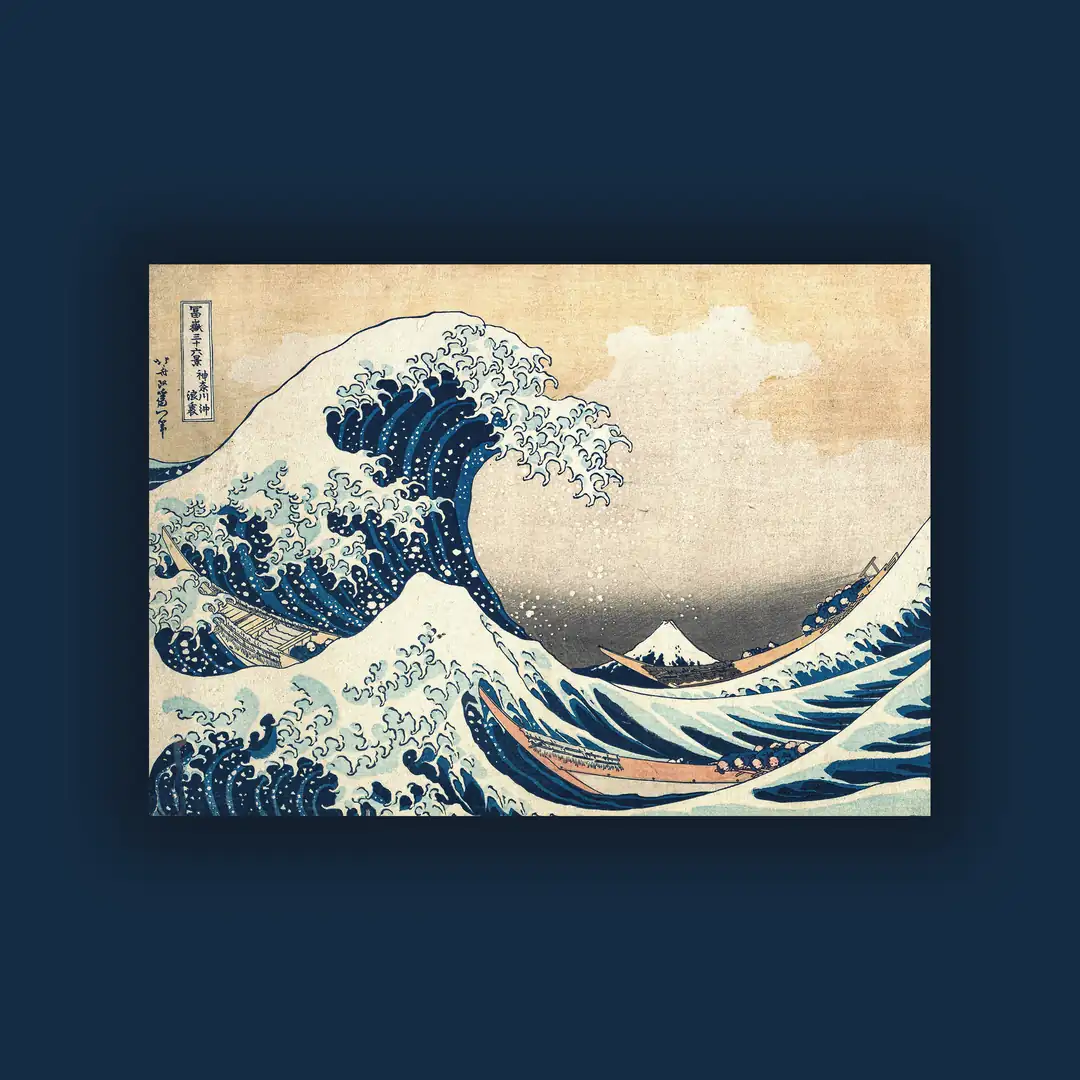 Büyük Dalga (The Great Wave off Kanagawa) - Katsushika Hokusai
