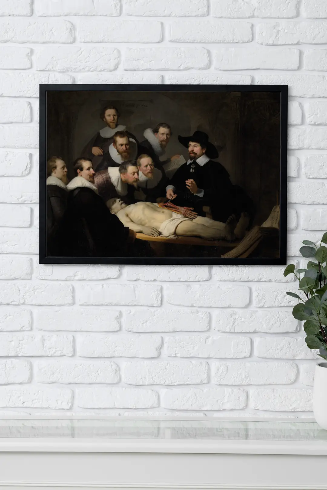 Rembrandt - Dr. Nicolaes Tulp'un Anatomi Dersi Poster