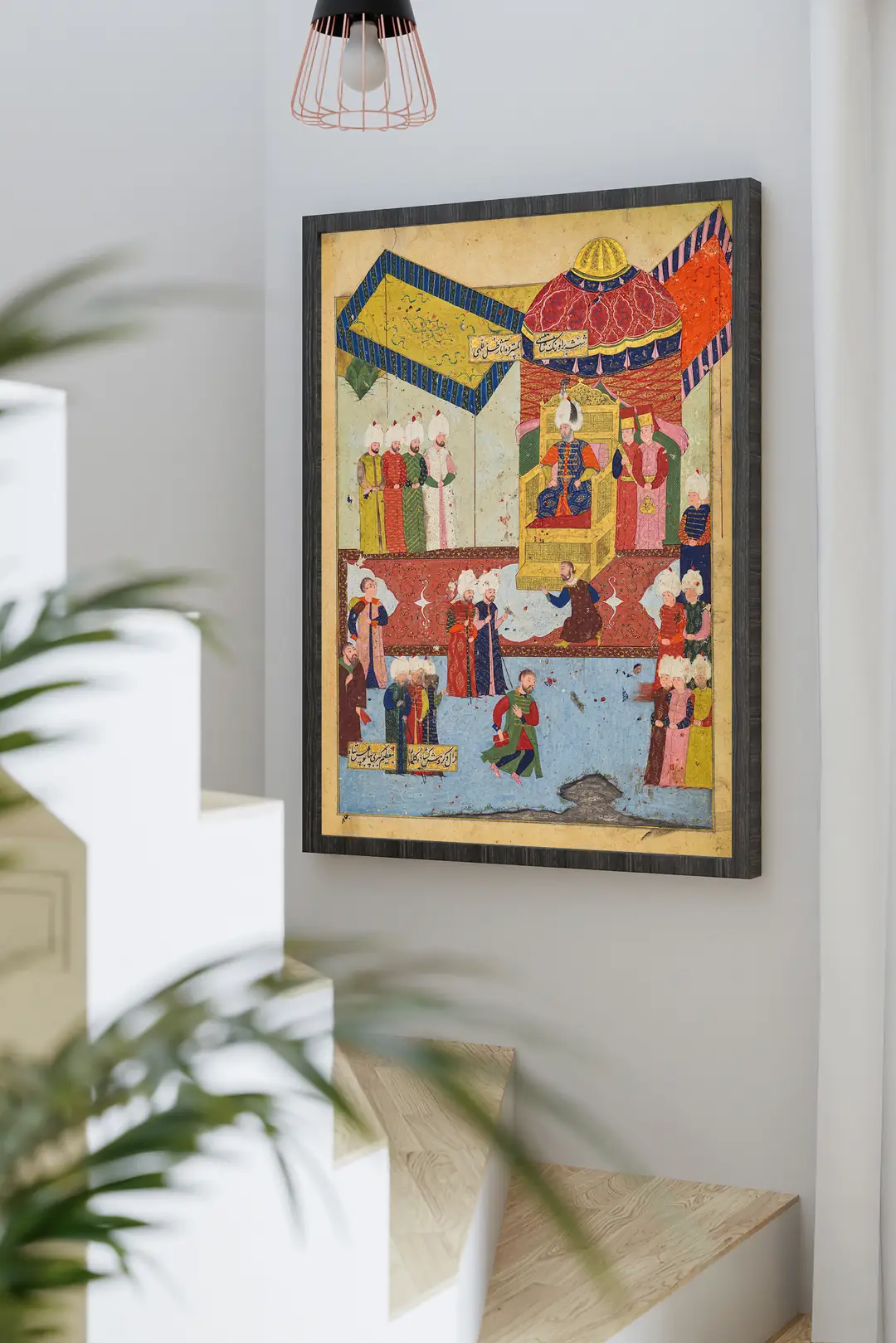 John Sigismund Zapolya Kanuni Huzurunda Minyatür Poster - (1566)