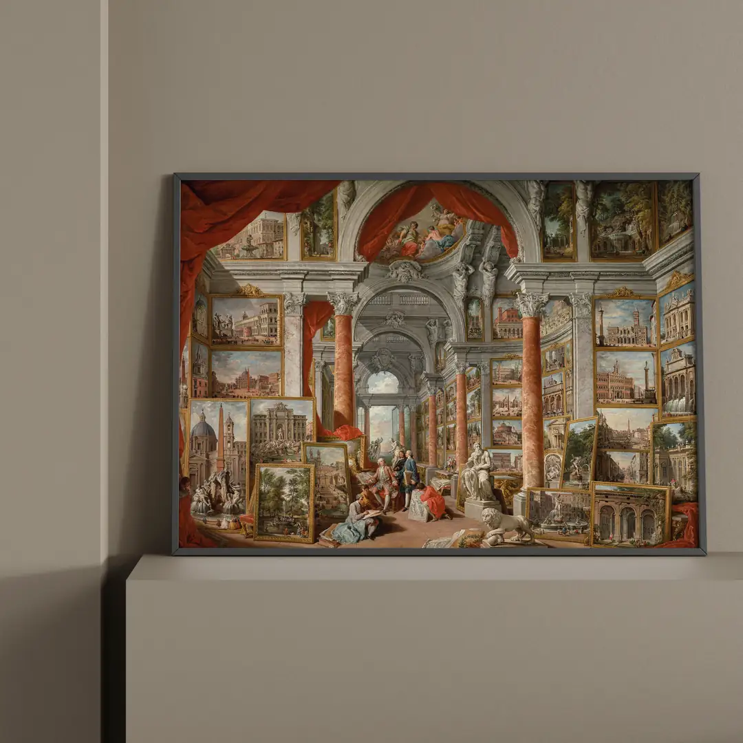 Giovanni Paolo Panini - Modern Roma Poster