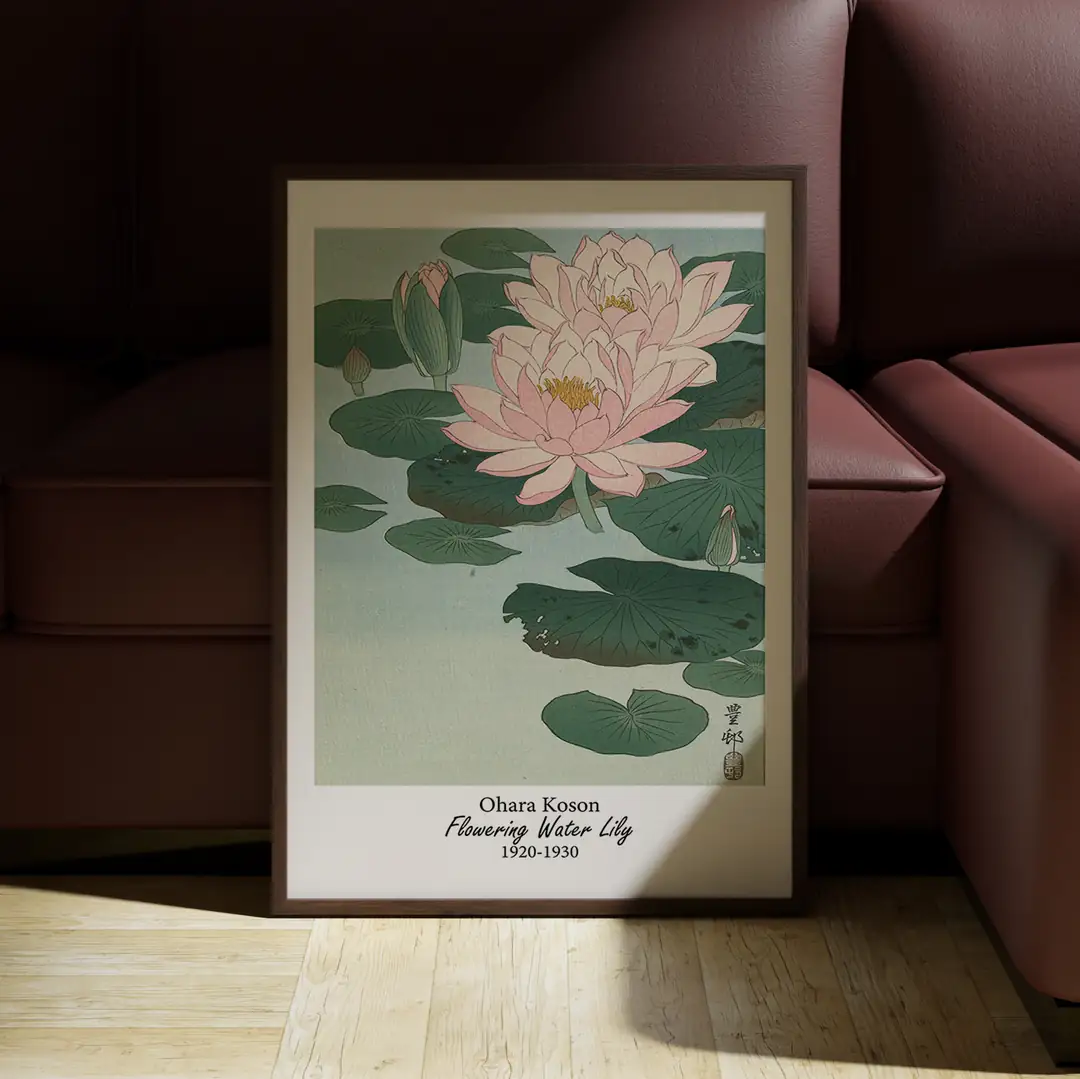 Ohara Koson - Flowering Water Lily Poster