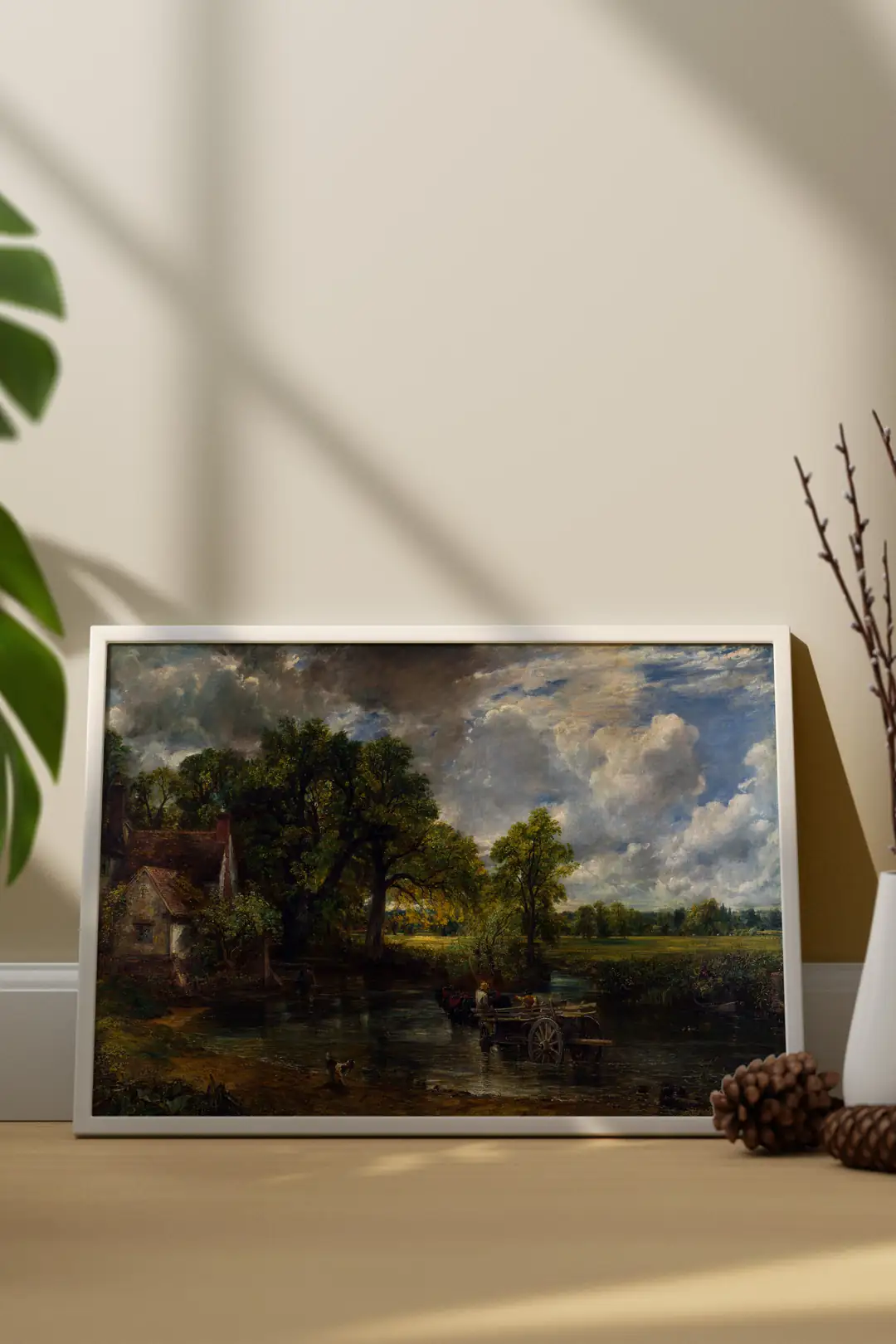 John Constable - Saman Arabası Poster