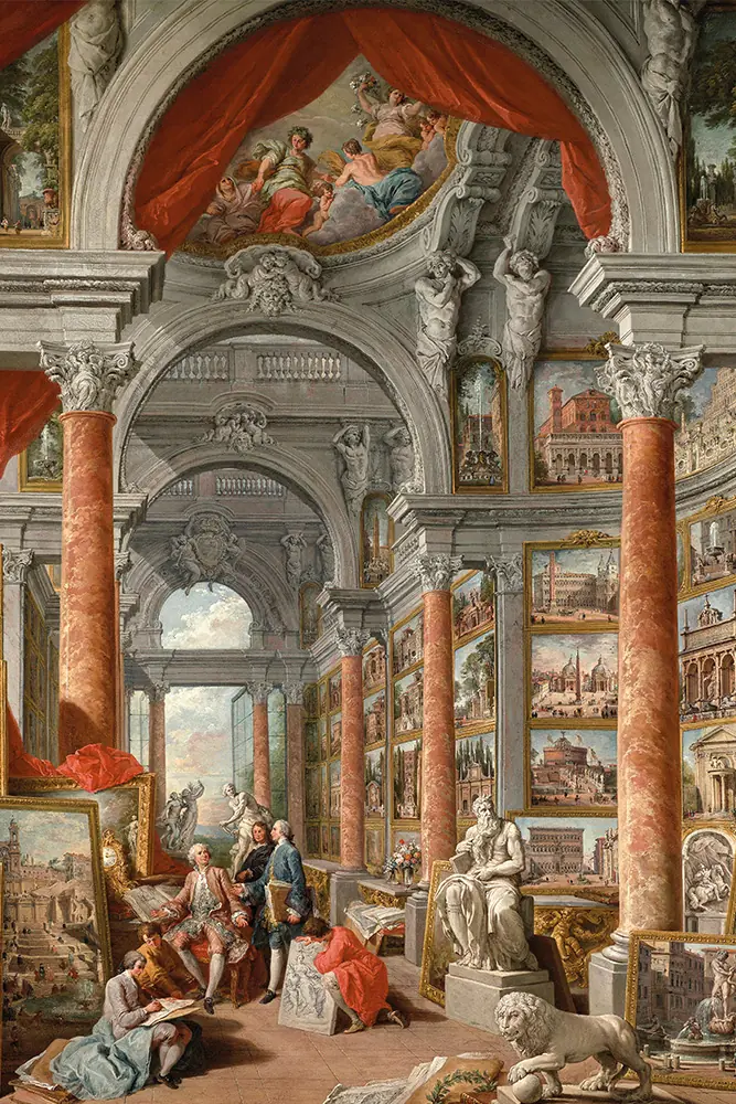 Giovanni Paolo Panini - Modern Roma Poster