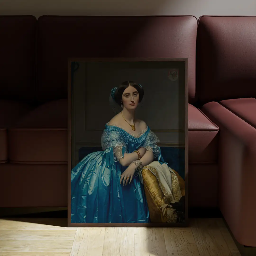 Broglie Prensesi Poster (The Princesse de Broglie) - Jean Auguste ...