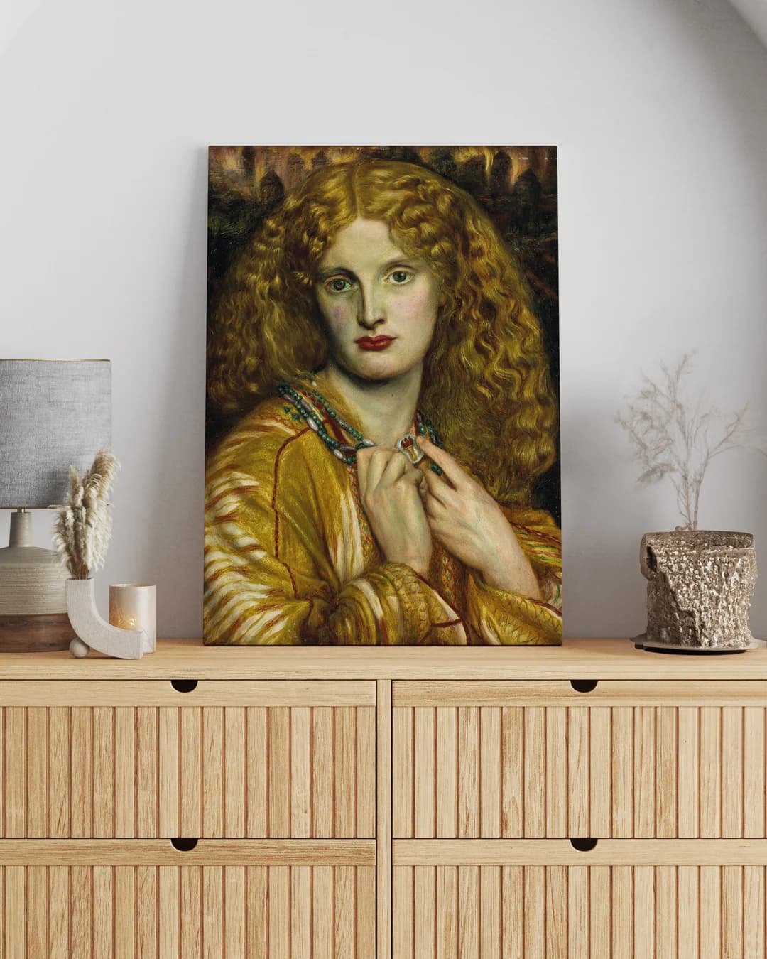 Dante Gabriel Rossetti - Truvalı Helen Kanvas Tablo