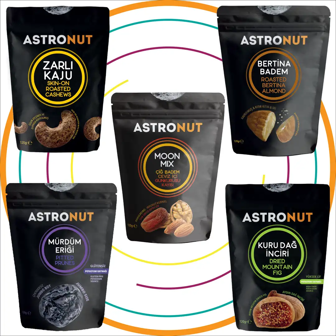 Astronut Siyah Seri 5'li Paket (630g)