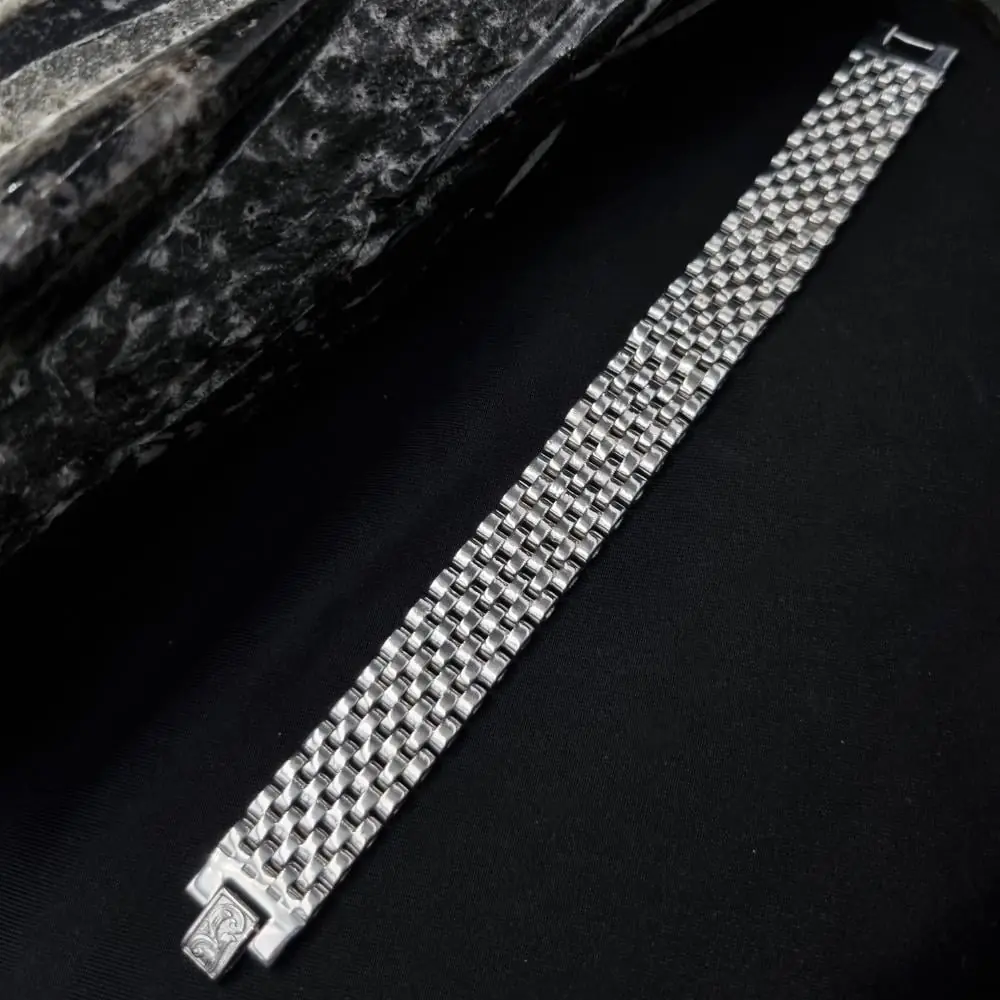 Kordon Model Gümüş Erkek Bileklik - Zarif Takı