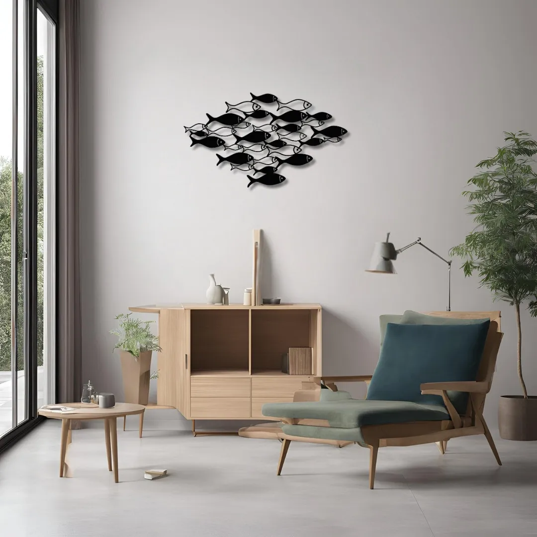 Dekoratif Balık (Fish) Metal Duvar Tablosu