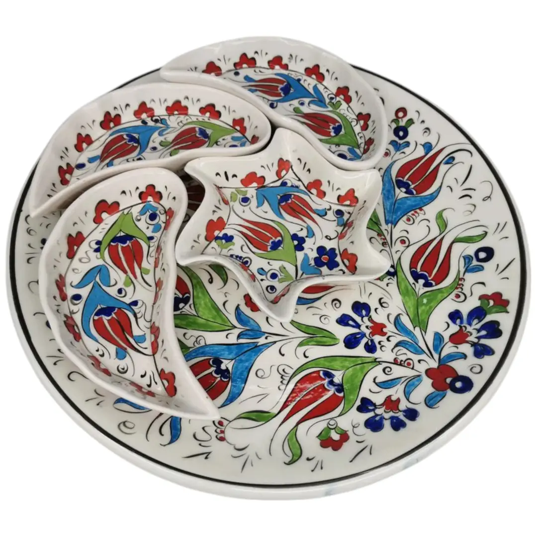Multipurpose Ceramic Serving Set | Handmade for Dips, Chips & Breakfast ...