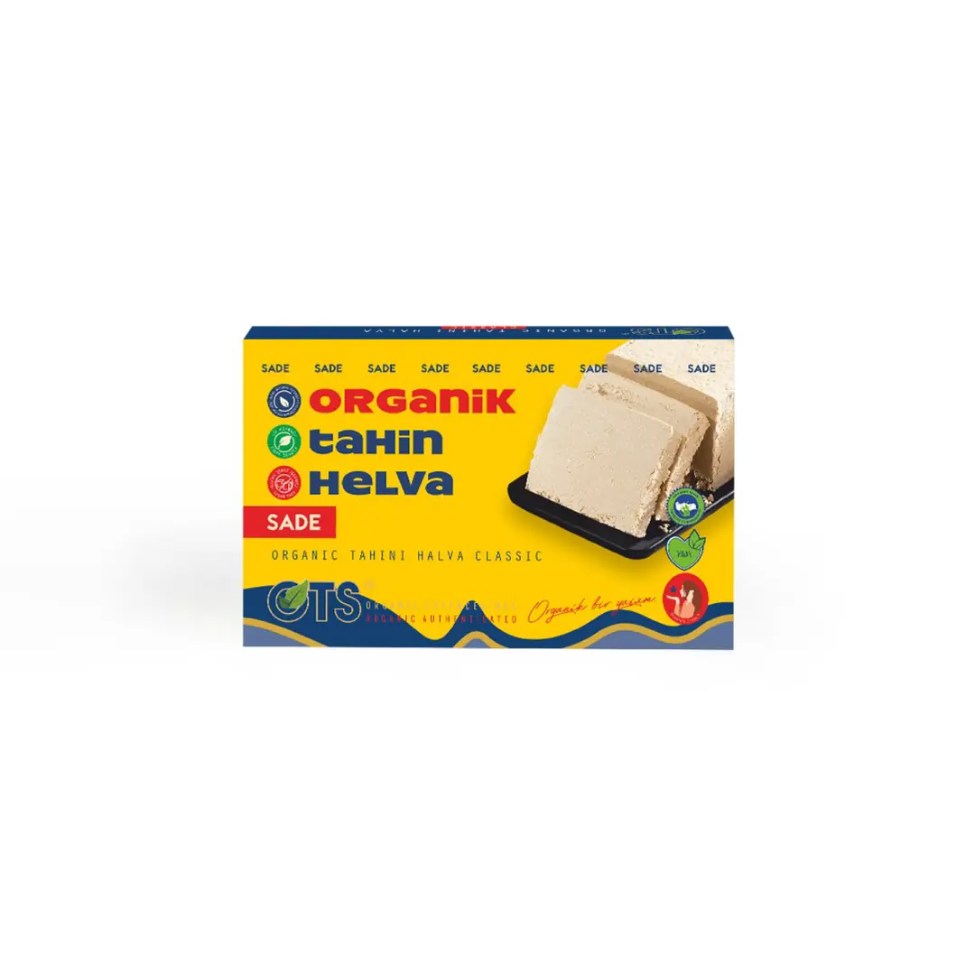 OTS Organic Plain Tahini Halva 200g