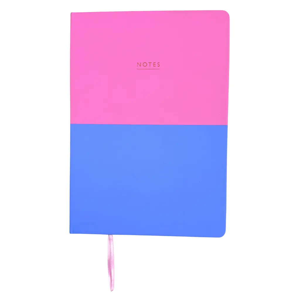 Lilac Pink Hard Cover Notebook 14.8cm x 21cm
