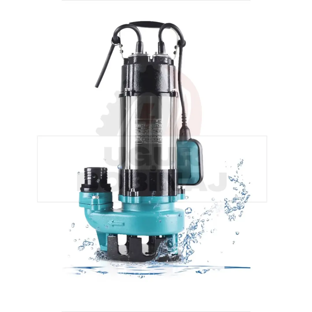 V150F 1 HP Drenaj Logar Atık Su Pompası Krom (220V)