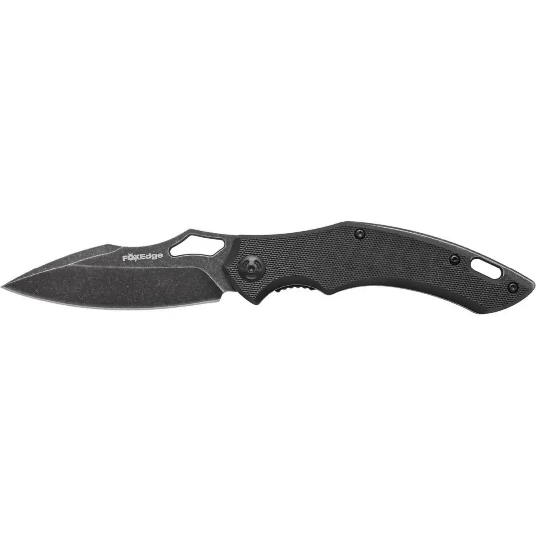 Fox Edge Sparrow Black Blade Black G10 Çakı | Natureland