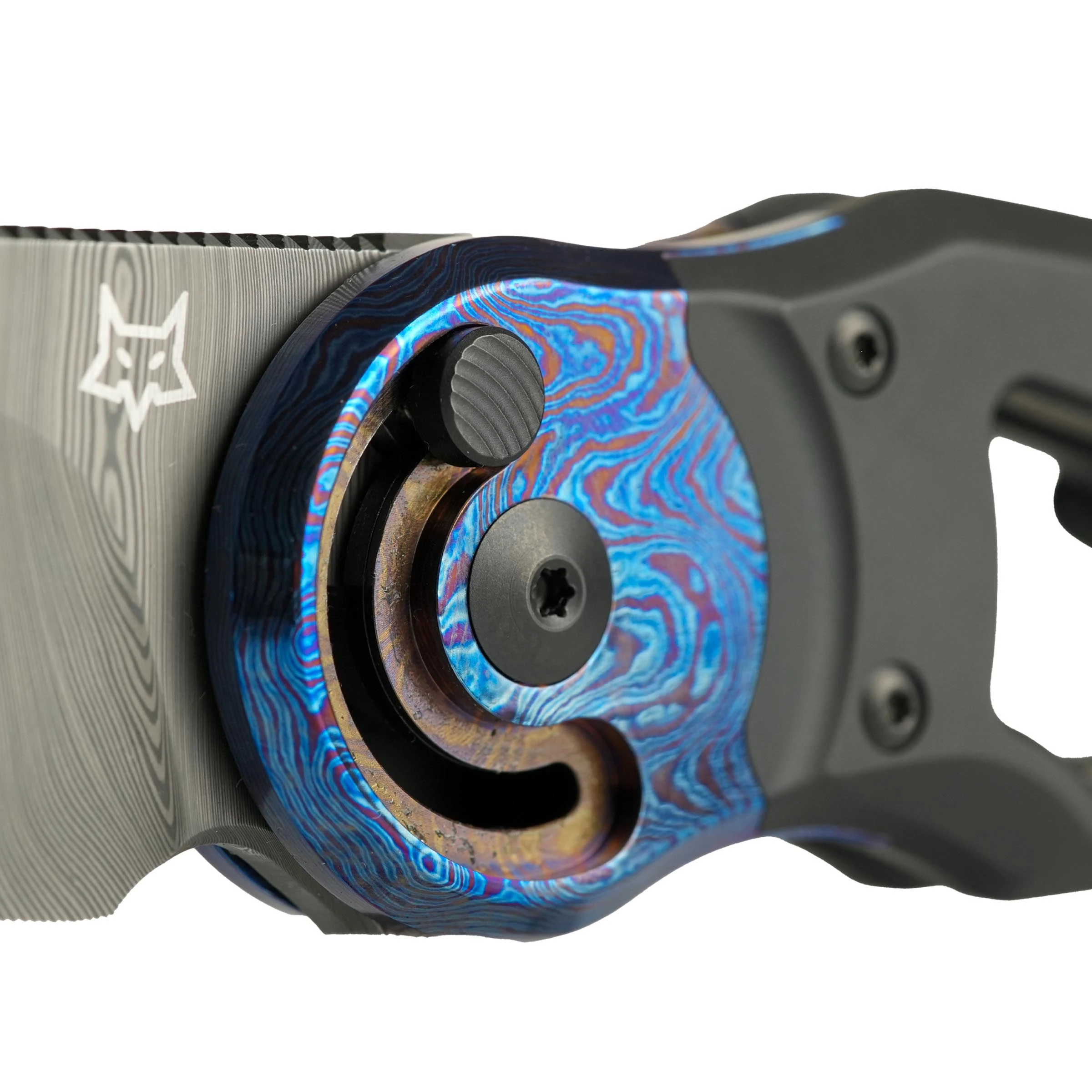 Fox Knives Metamorphosis A1 Damasteel + Timascus Bolster Çakı | Natureland