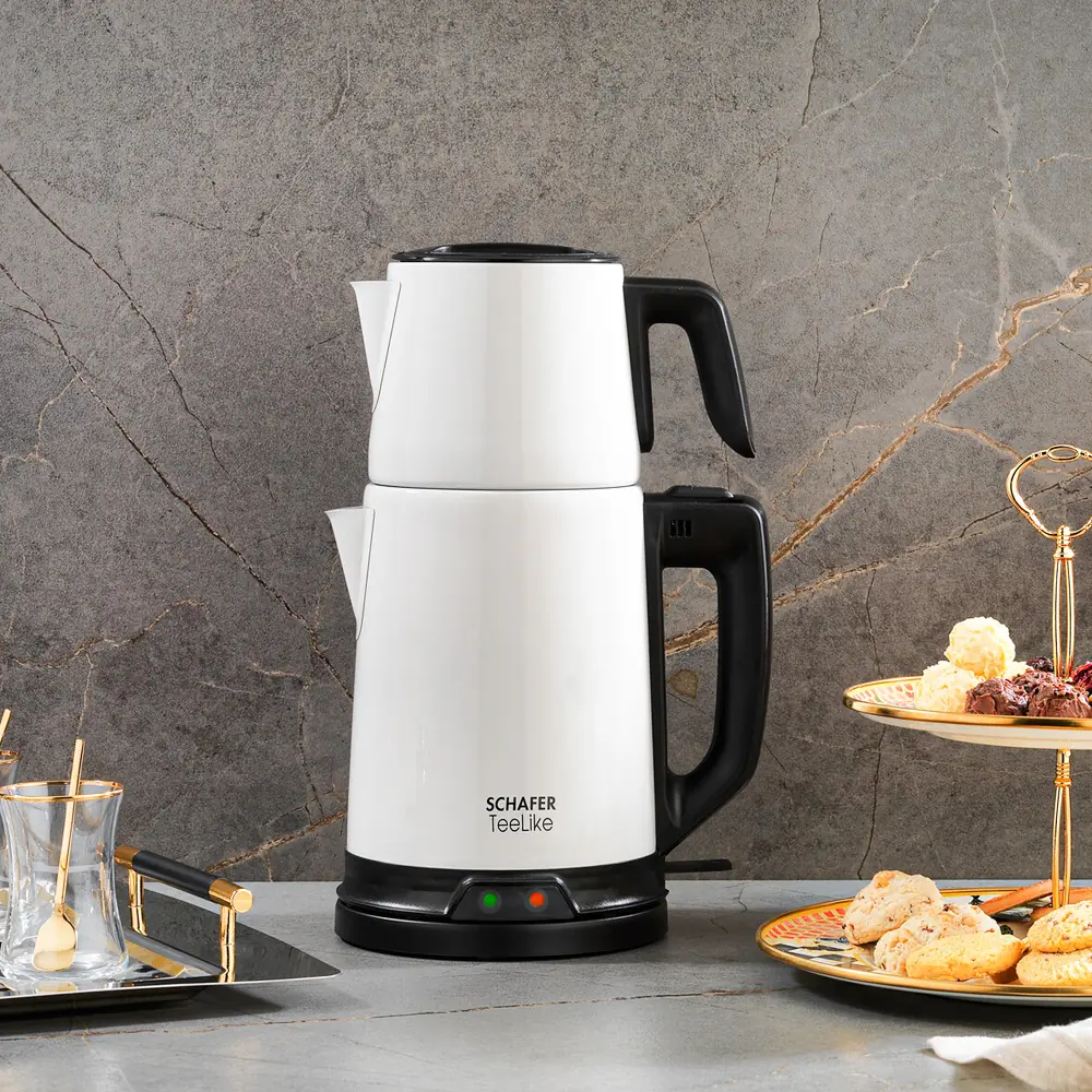 Schafer Teelike Elektrikli Çay Makinesi Krem
