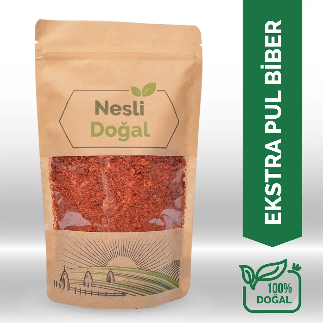 Ekstra Acı Pul Biber 500 Gr | Nesli Doğal