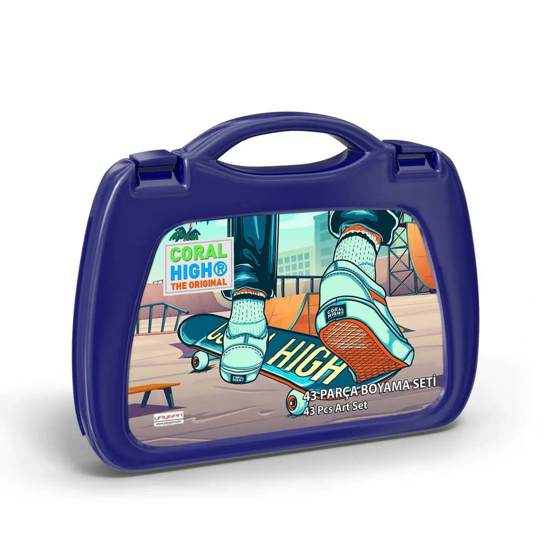 Coral High Kids Kaykay Desenli Boyama Seti (43 Parça)