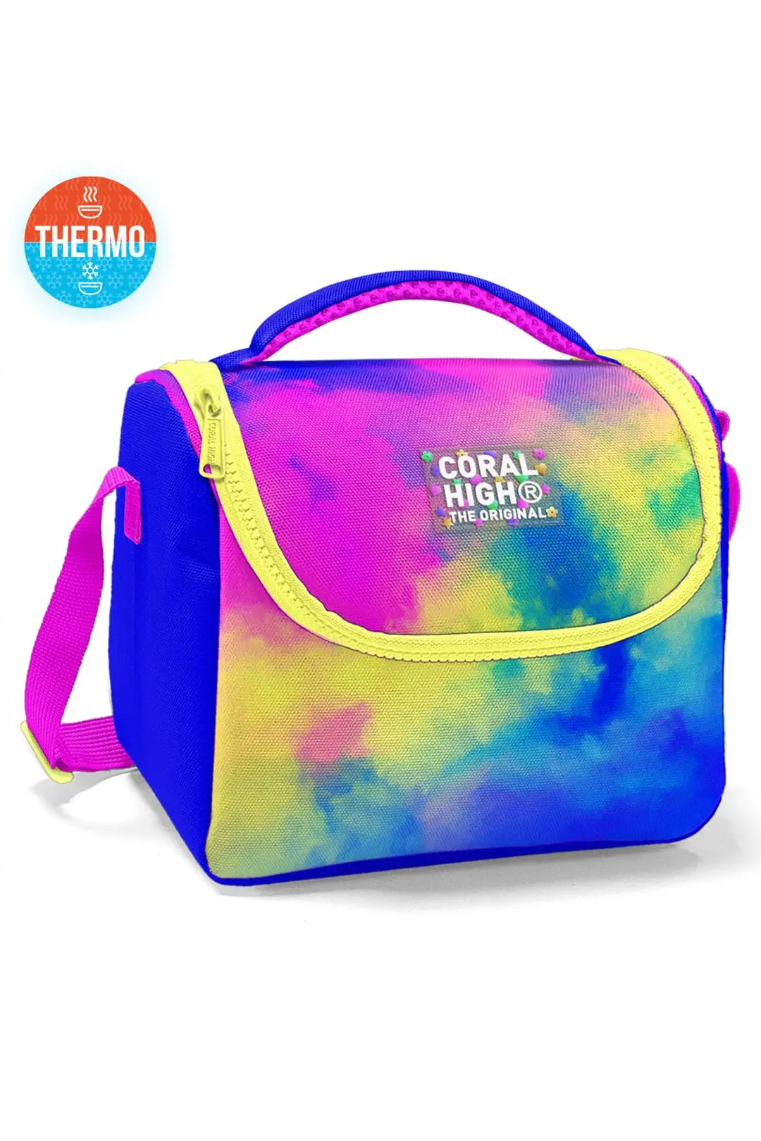 Coral High Kids Renkli Batik Desenli Thermo Beslenme Çantas