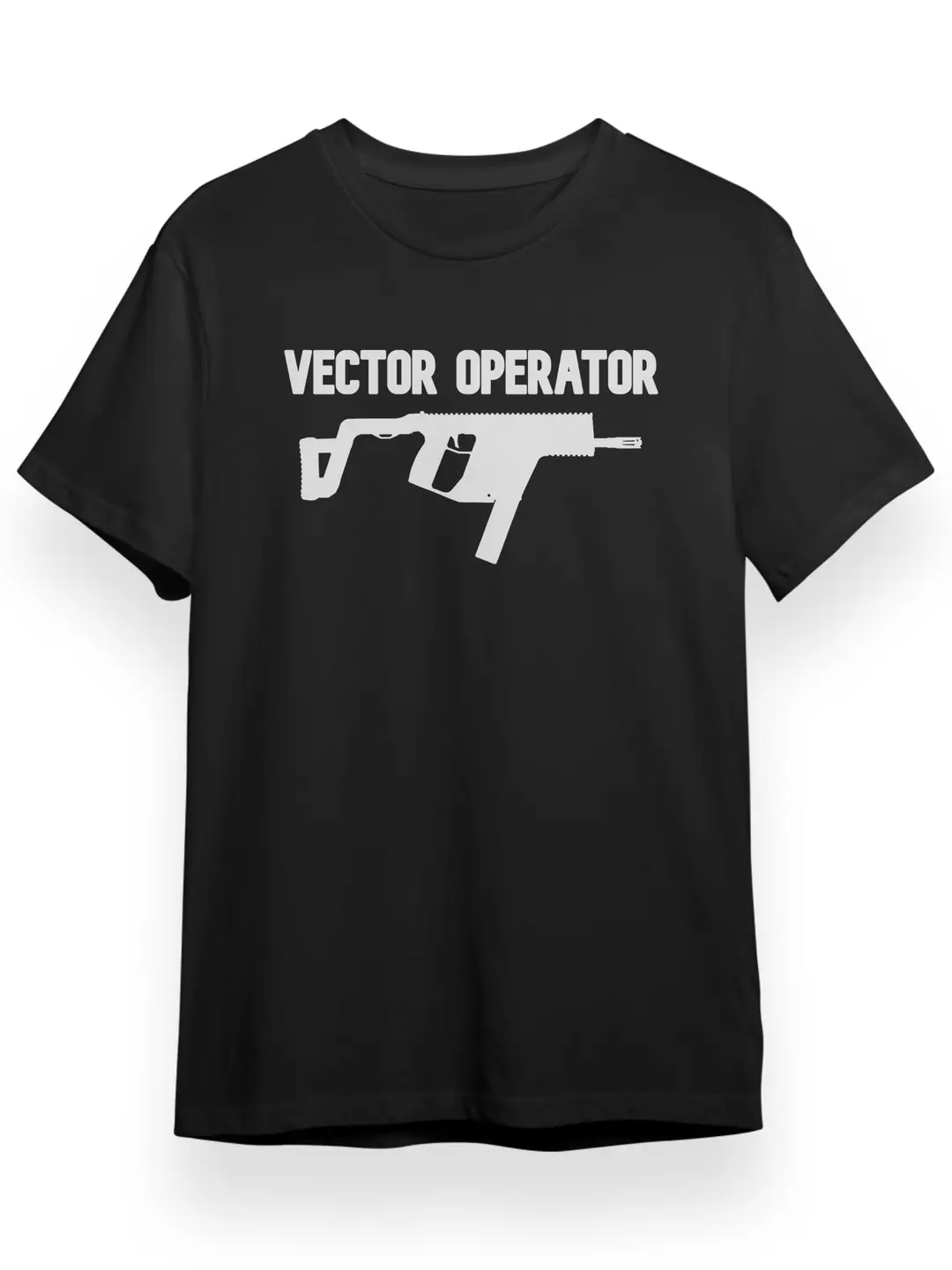 VECTOR OPERATOR SİYAH Tshirt Ön