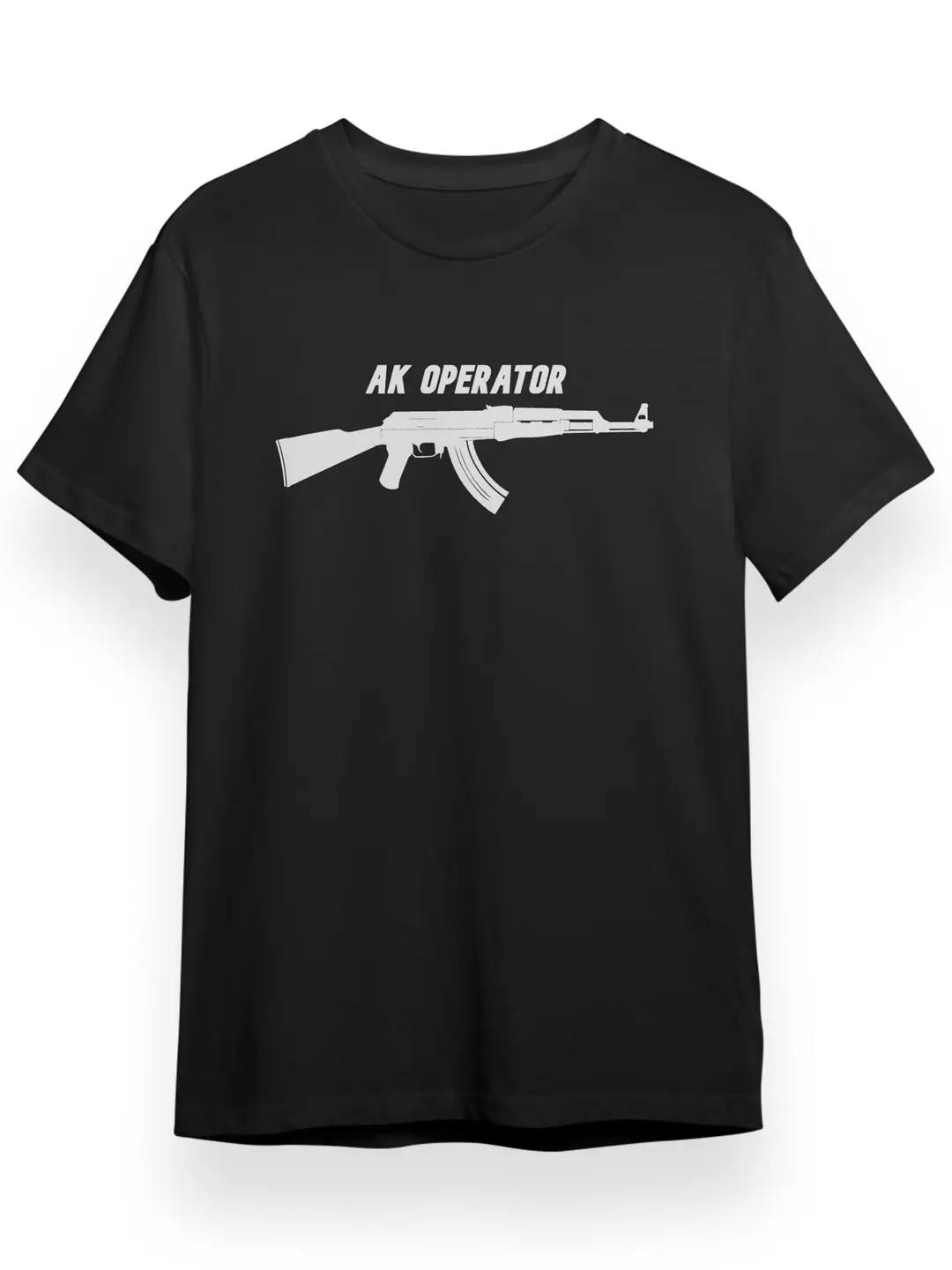 AK OPERATOR Beyaz Tshirt Ön